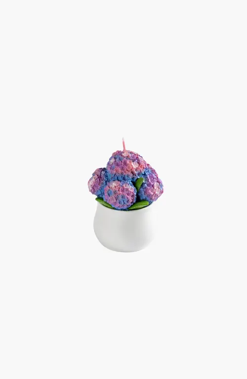 SOUTHLAKE GIFTS Hydrangea Candle - Pink / Purple / Blue