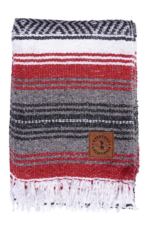EVERYDAY CALIFORNIA Baja Blanket - Red
