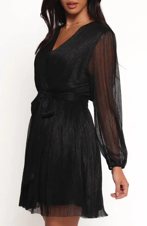 PETAL & PUP Zhara Metallic Mini Dress