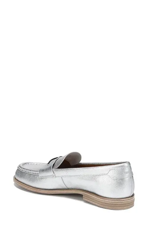 Franco Sarto Riley Bit Loafer - Silver Leather