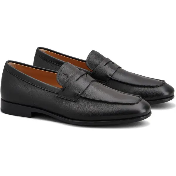 TOD'S Calfskin Leather Penny Loafer