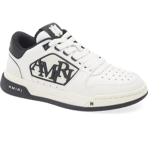 Amiri Classic Logo Low-top Sneakers - White Black