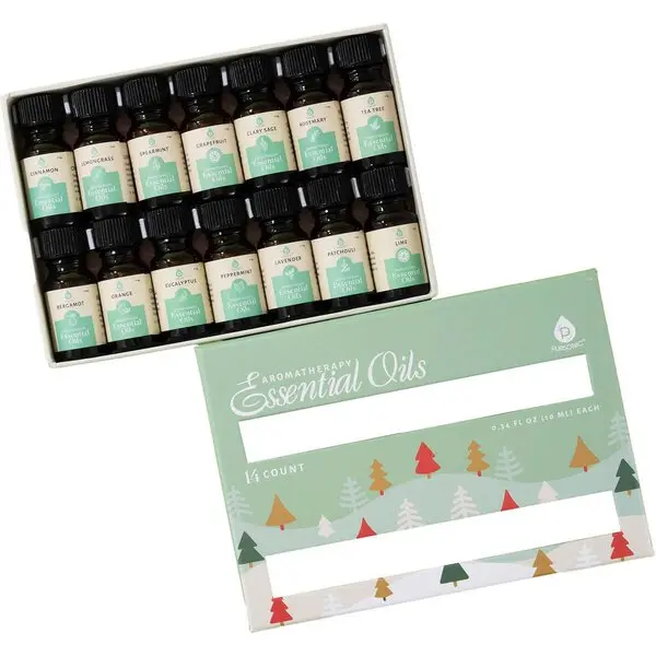 PURSONIC Seasonal Scents Christmas Essential Oils Collection - Green