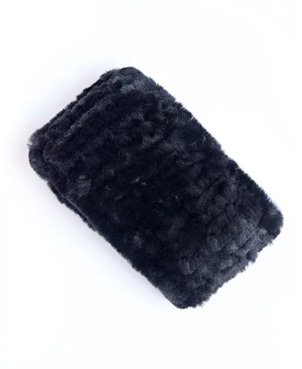 JULIA & STELLA BY MAXIMILIAN - Julia & Stella By Maximilian Knitted Shearling Headband