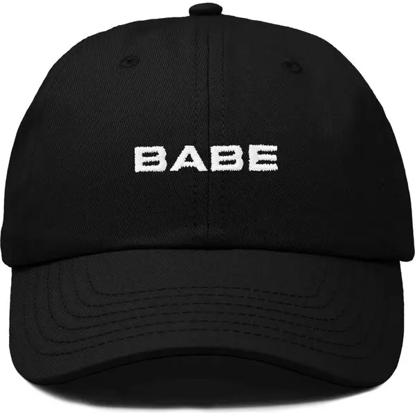 DALIX Babe' Embroidered Cap - Black