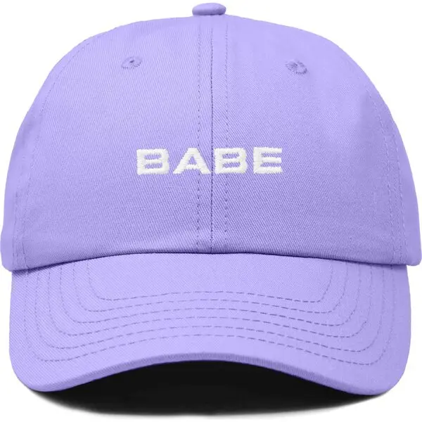 DALIX Babe' Embroidered Cap - Lavender