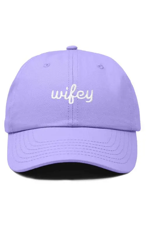 DALIX Wifey Embroidered Cap - Lavender