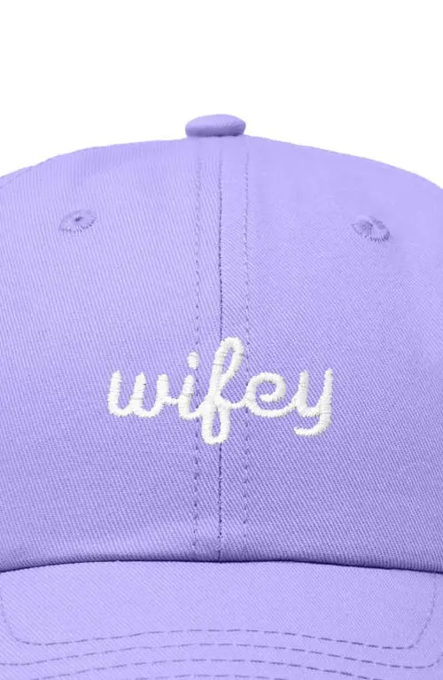 DALIX Wifey Embroidered Cap - Lavender
