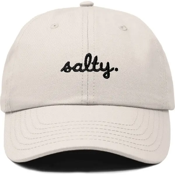 DALIX Salty Embroidered Cap - Beige