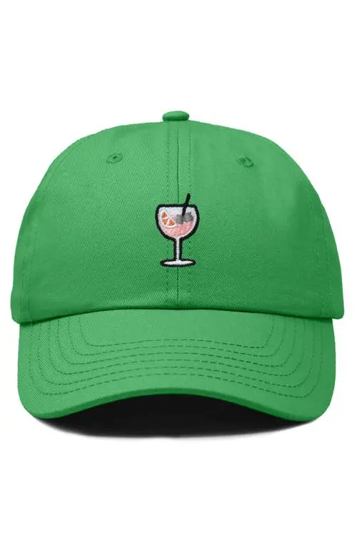 DALIX Spritz Embroidered Baseball Cap - Kelly Green