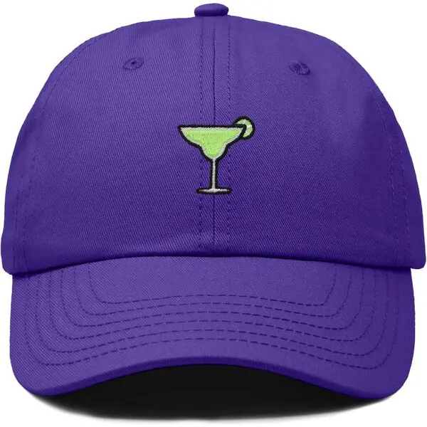 DALIX Margarita Embroidered Cap - Purple
