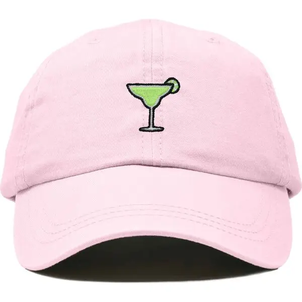 DALIX Margarita Embroidered Cap - Washed Pink