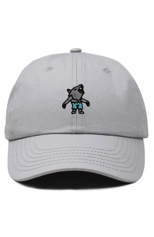 DALIX Werewolf Embroidered Cap - Gray