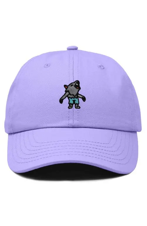 DALIX Werewolf Embroidered Cap - Lavender