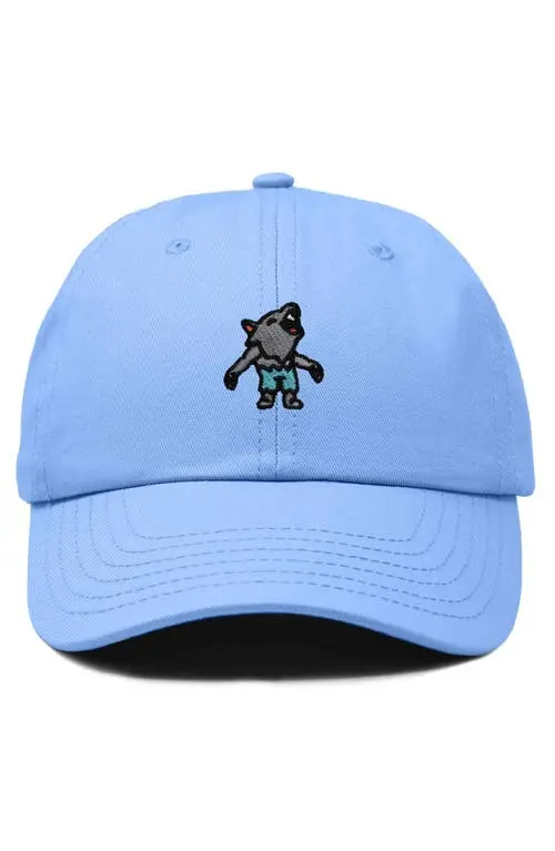 DALIX Werewolf Embroidered Cap - Light Blue