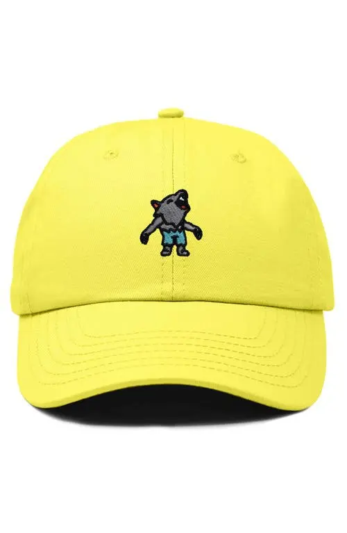 DALIX Werewolf Embroidered Cap - Yellow