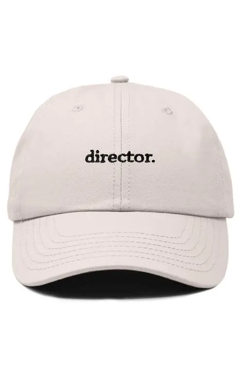 DALIX Director Embroidered Cap - Beige