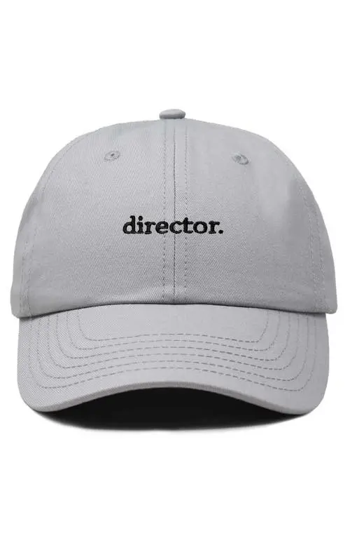 DALIX Director Embroidered Cap - Gray
