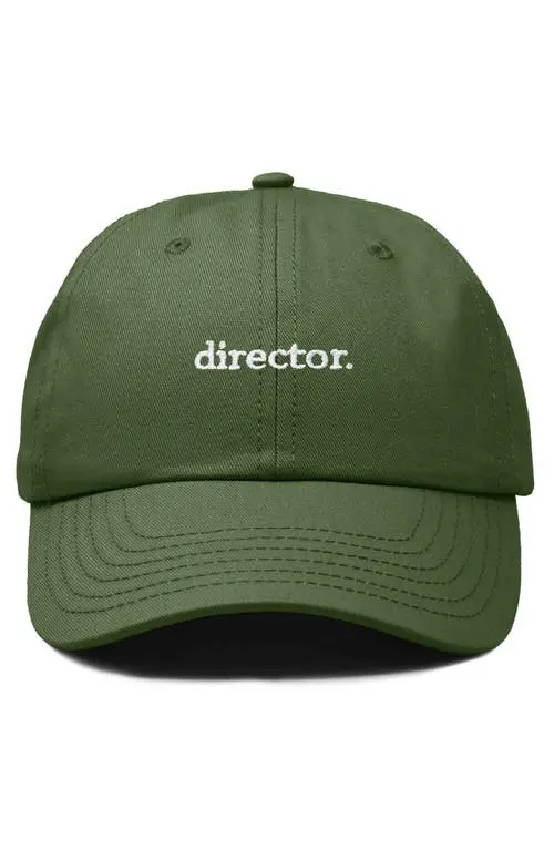 DALIX Director Embroidered Cap - Olive