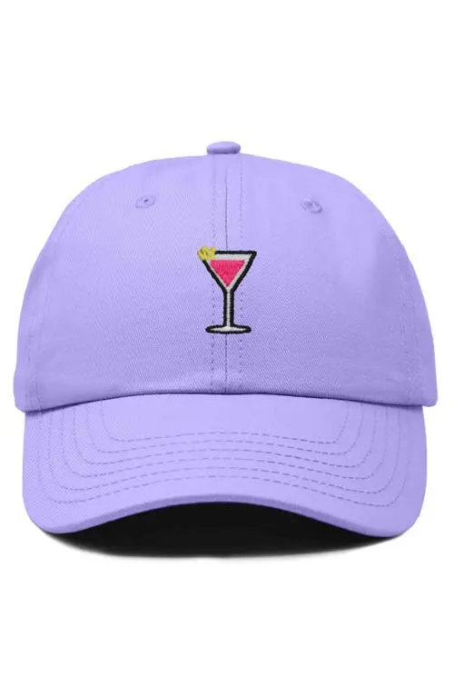 DALIX Cosmo Embroidered Cap - Lavender