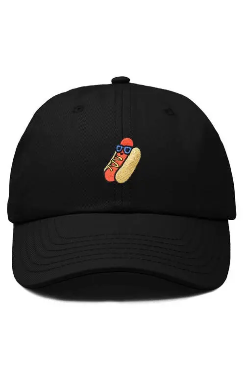 DALIX Embroidered Baseball Cap - Black