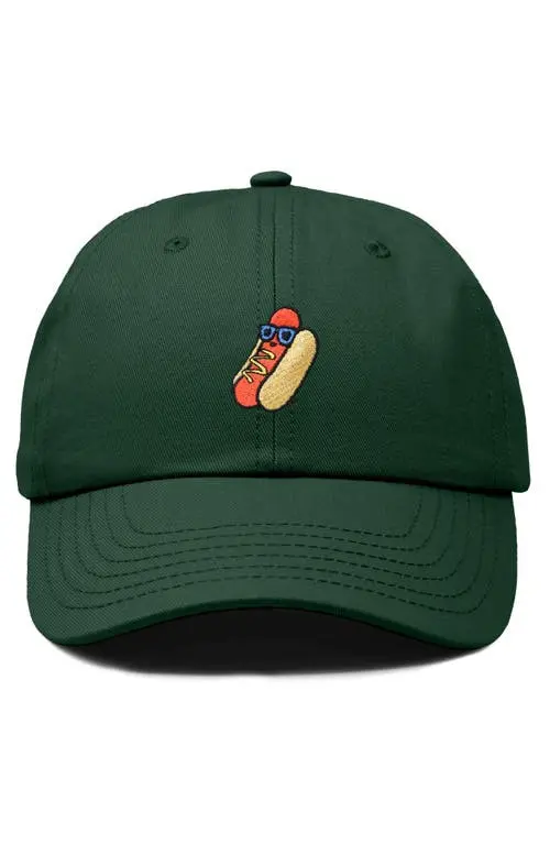 DALIX Dog Days Embroidered Cap - Dark Green