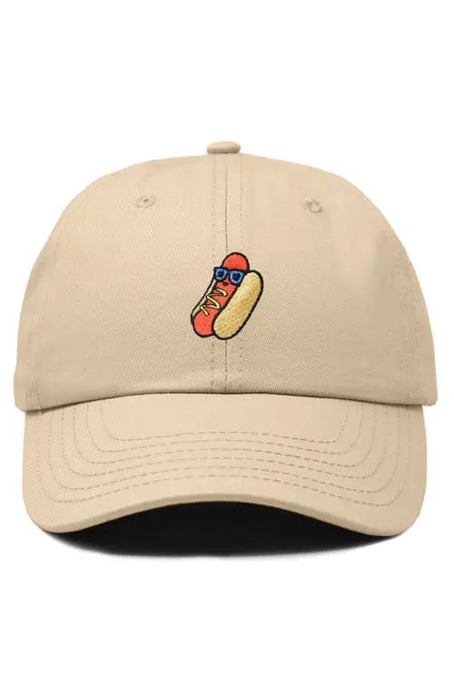 DALIX Embroidered Baseball Cap - Khaki