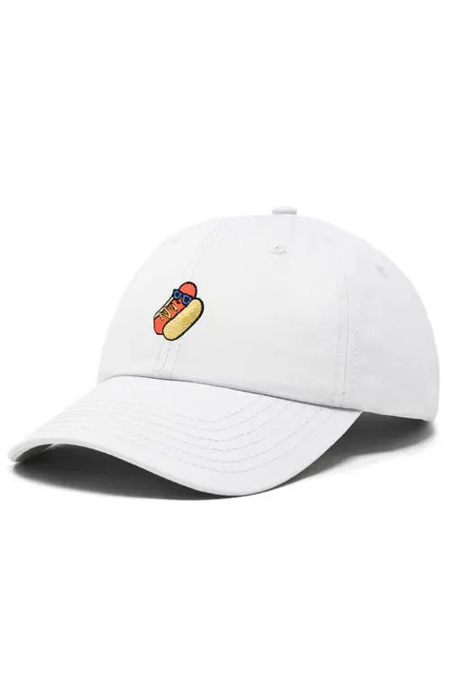 DALIX Dog Days Embroidered Cap - White