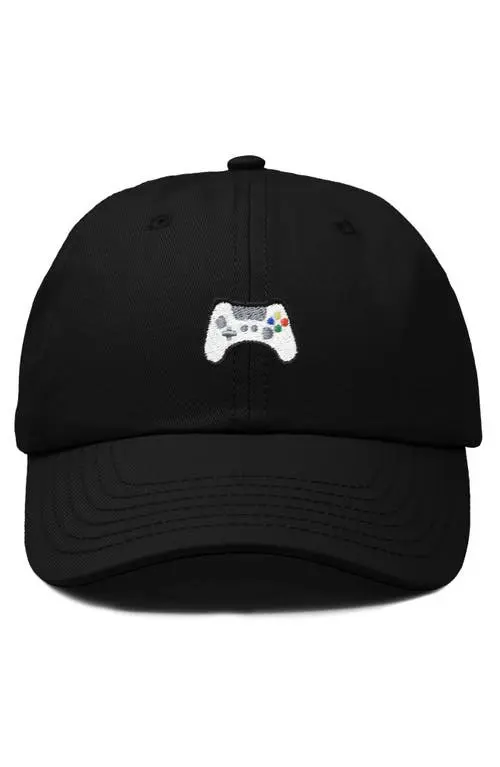 DALIX Game Controller Embroidered Cap - Black