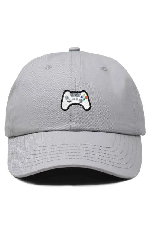 DALIX Game Controller Embroidered Cap - Gray