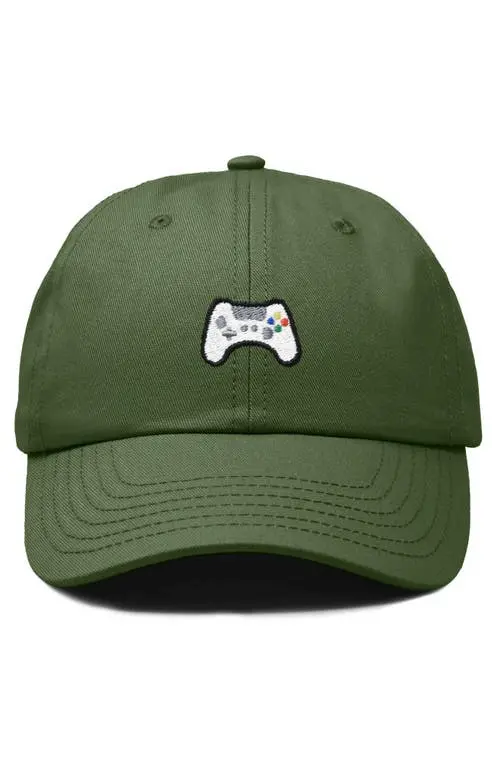 DALIX Game Controller Embroidered Cap - Olive