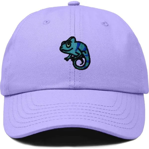DALIX Chameleon Embroidered Cap - Lavender