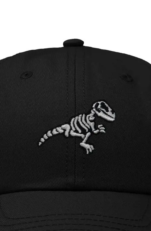 DALIX Fossil Embroidered Cap - Black
