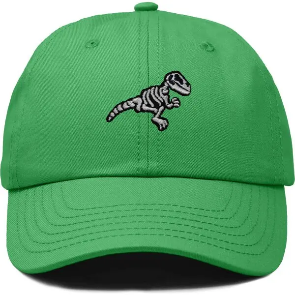 DALIX Fossil Embroidered Cap - Kelly Green