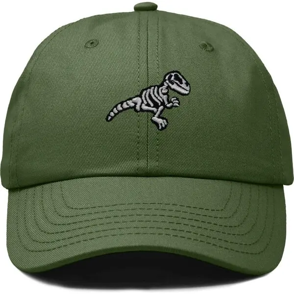 DALIX Fossil Embroidered Cap - Olive