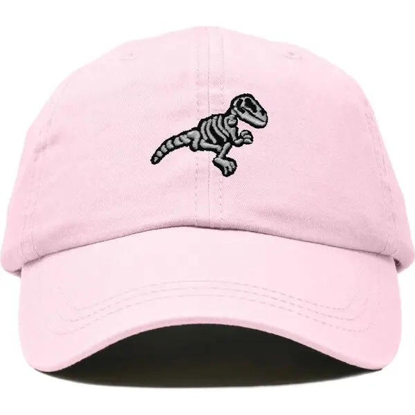 DALIX Fossil Embroidered Cap - Washed Pink