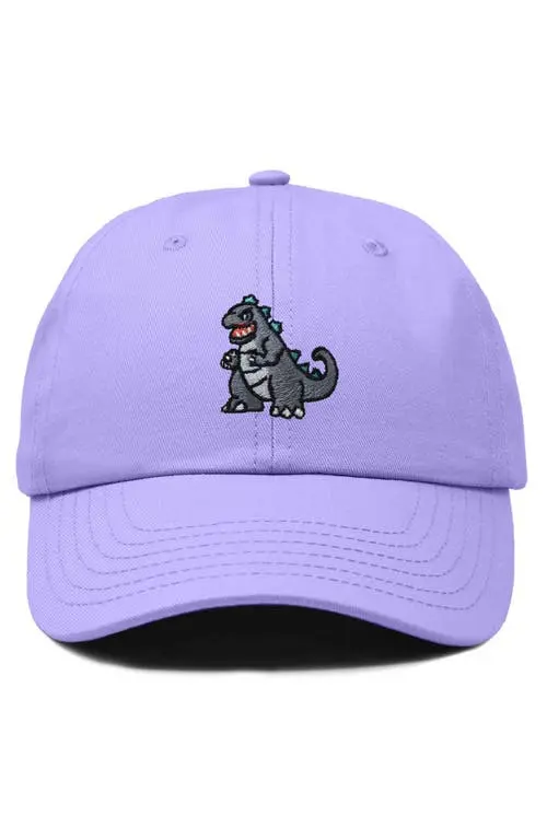 DALIX Giant Lizard Embroidered Cap - Lavender