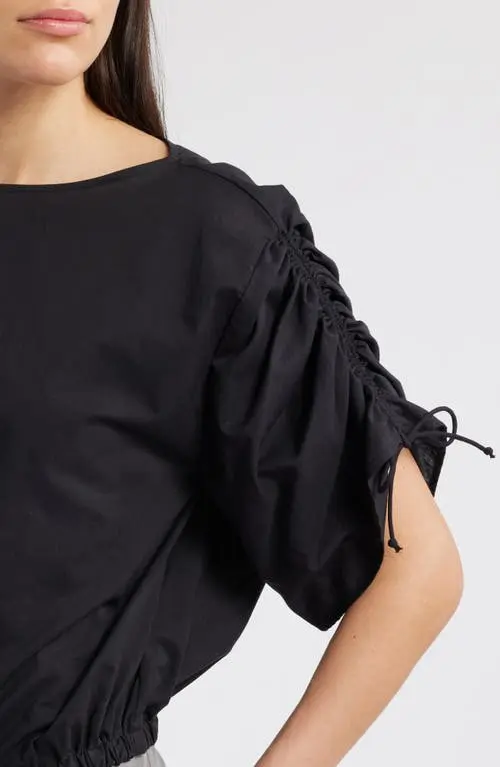Emporio Armani Cropped Cotton Top