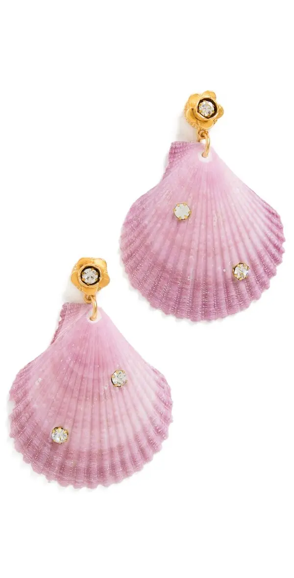 Brinker & Eliza On Holiday Earrings - Lilac