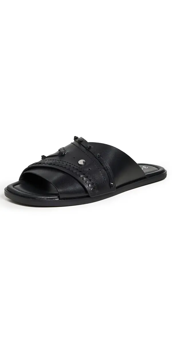 3.1 Phillip Lim Crossover Leather Slides