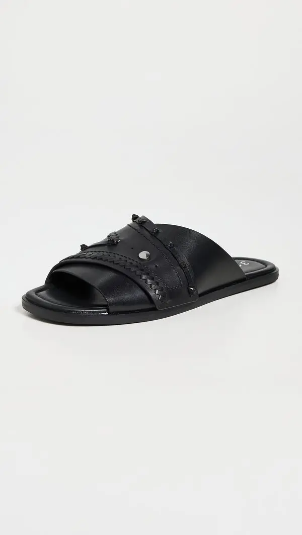 3.1 Phillip Lim Crossover Leather Slides