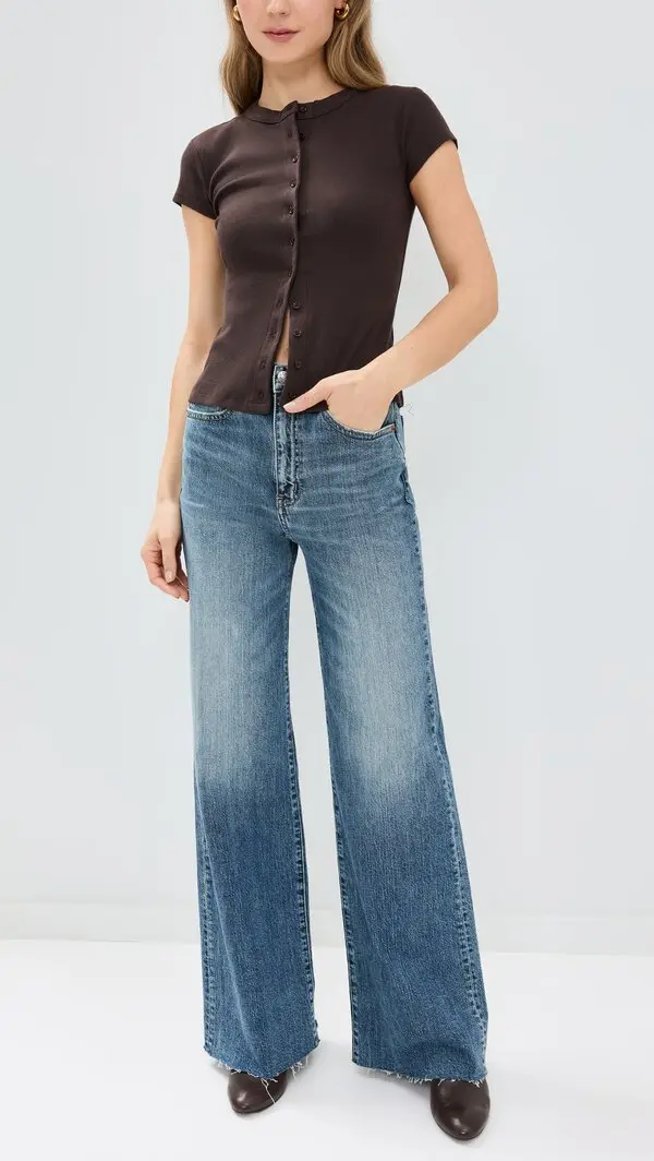 DAZE Far Out Wide Leg Jeans