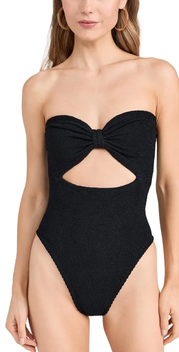 Hunza G Alana One-piece Swimsuit - Black