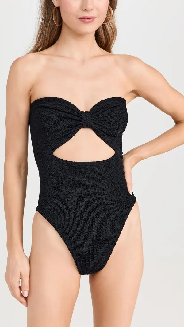Hunza G Alana One-piece Swimsuit - Black