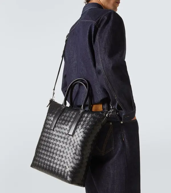 Bottega Veneta Classic Intrecciato Leather Tote Bag