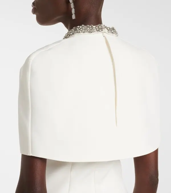 Roland Mouret Embellished Crêpe Cocktail Dress