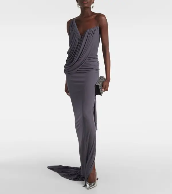 Maticevski Systema Gathered Gown - Grey