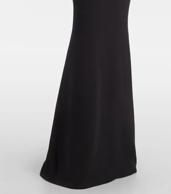 Safiyaa Crystal-embellished Gown - Black