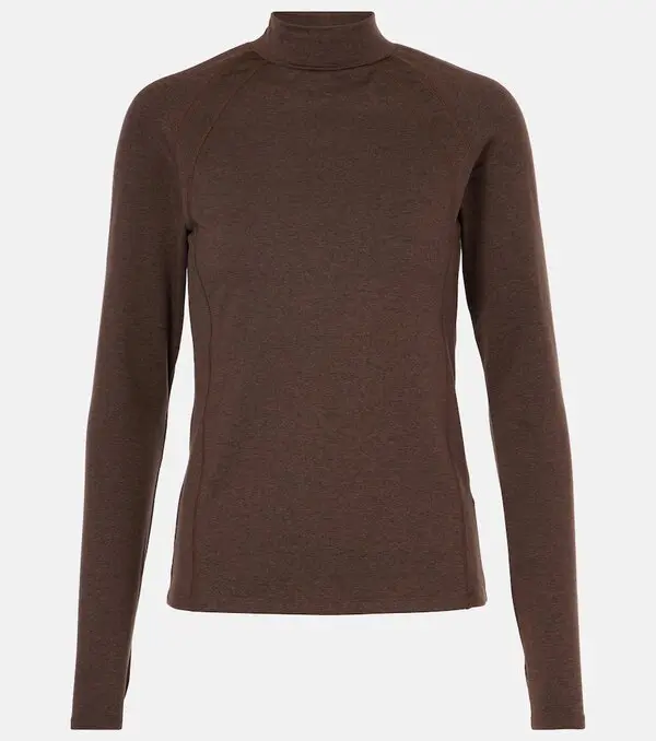 Varley Always Warm Jersey Turtleneck Top
