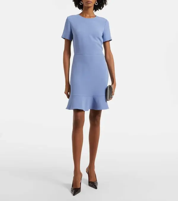 Stella McCartney Iconic Ruffled Minidress - Blue
